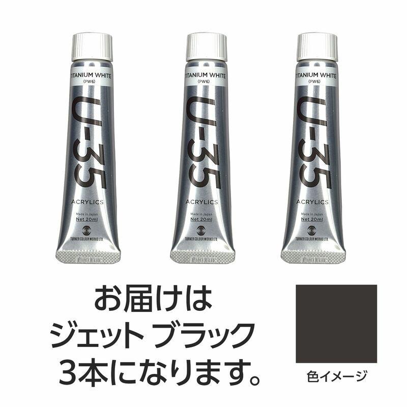 ターナー U35 ジェットブラック20ml 3個 美術 画材 美術 画材 書道 : 美容コスメ雑貨 コネクト - 通販 - Yahoo!ショッピング