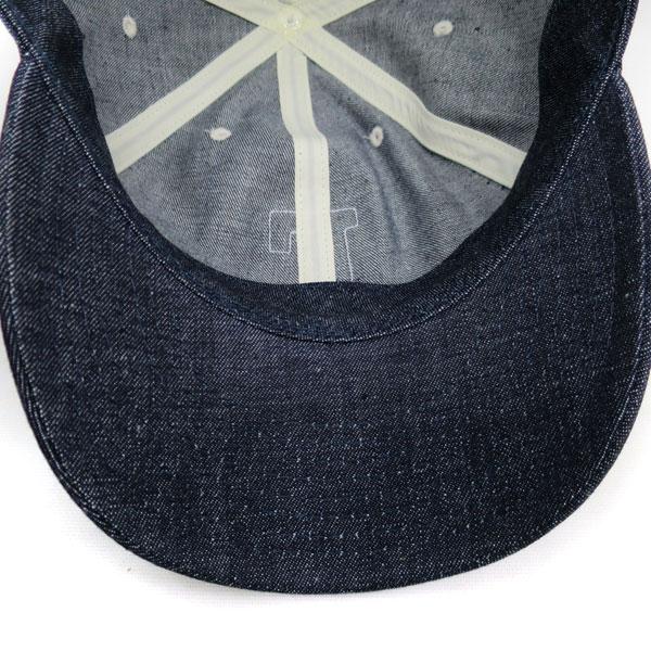 FULLCOUNT フルカウント [ #6843 ] 6Panel Denim Baseball Cap 'F' Patch Made in Japan デニムキャップ ベースボールキャップ ...