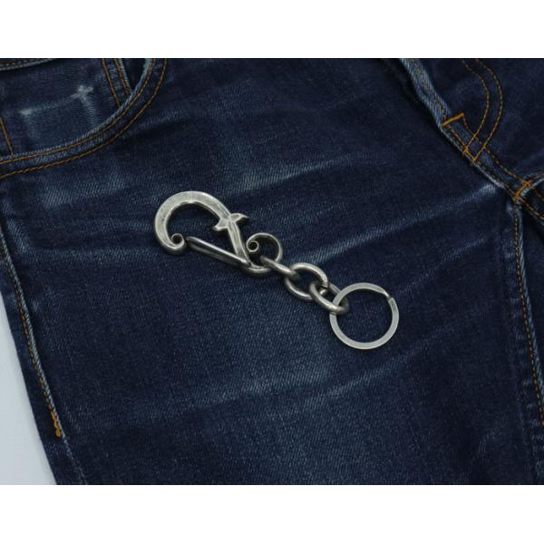 OPUS INCEPTION オーパス インセプション [IPK-04] F-HOLE KARABINER KEY HOLDER / SILVER PLATING Fホールカラビナ キー ...