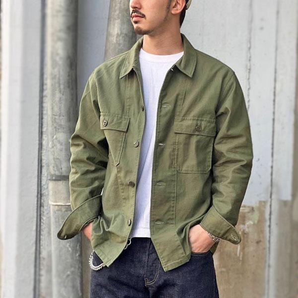 羽衣シャツ Macbatros / マクバトロス [ メンズ ファティーグジャケット] FATIGUE JACKET 綿100％ アメカジ ミリタリージャケット J2740 ...