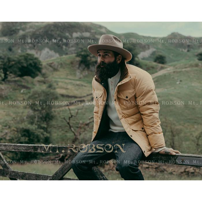 MT. ROBSON DOWN JACKET マウントロブソン ダウンジャケット イエロー ホワイトダックダウン 90% : GMMSTORE ...