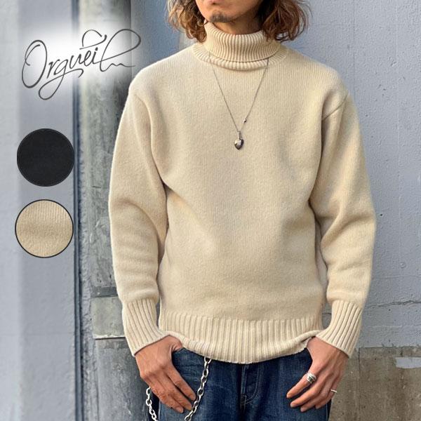 ORGUEIL オルゲイユ Submarine Sweater [OR-4285] タートルネックセーター サブマリンセーター アメカジ ウール100% Lamb Wool 【 正規販売店 ...