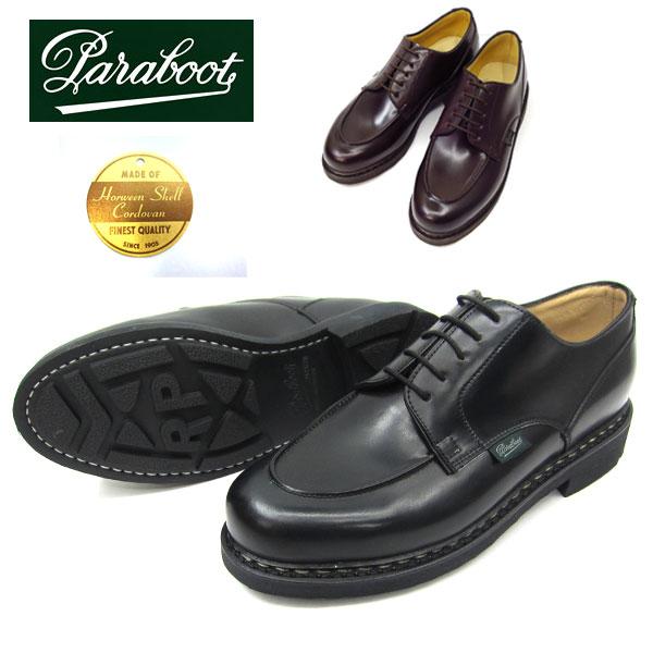 Paraboot コードバン 国内正規商品 メンズ パラブーツ CHAMBORD TEX シャンボード CORDOVAN 馬革 NOIR ブラック [146112] Bordeaux ボルドー ...