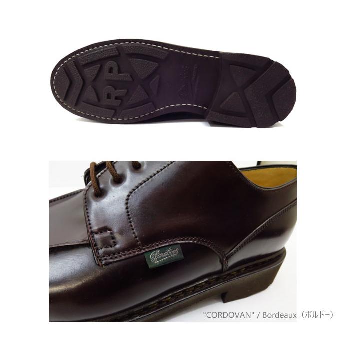 Paraboot コードバン 国内正規商品 メンズ パラブーツ CHAMBORD TEX シャンボード CORDOVAN 馬革 NOIR ブラック [146112] Bordeaux ボルドー ...
