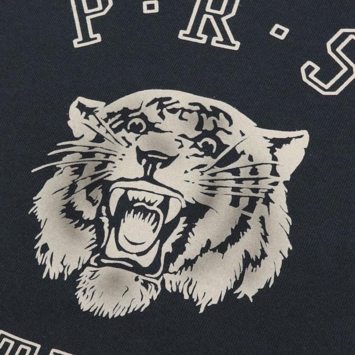 2024SS PHERROW'S フェローズ 24S-PT13 プリントTシャツ WARM GRY , S.BLACK メンズ 半袖 定番Tシャツ コットン100％ トラ 【正規販売代理店 ...