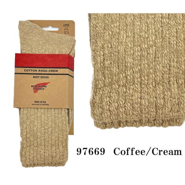 RED WING SHOES（レッドウィング） ソックス REDWING OVER-DYED TONAL COTTON RAGG CREW ...