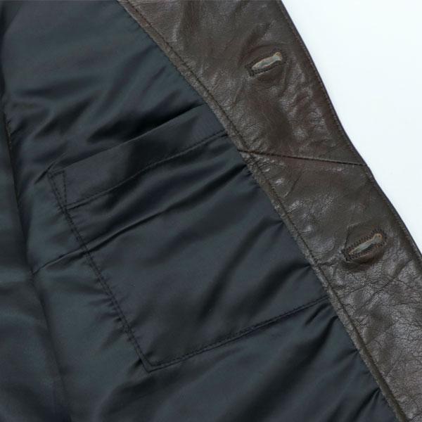 Schott N.Y.C 2024FW ショット バッファロー レザーベスト BUFFLOW LEATHER VEST 782-4251001 BROWN ブラウン schott ...
