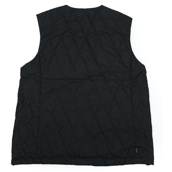 2024FW Schott x TAION DOWN VEST ショット タイオン ダウンベスト コラボ 782-4253001 800フィルパワー ブラック チャコールグレー インナーダウン ...