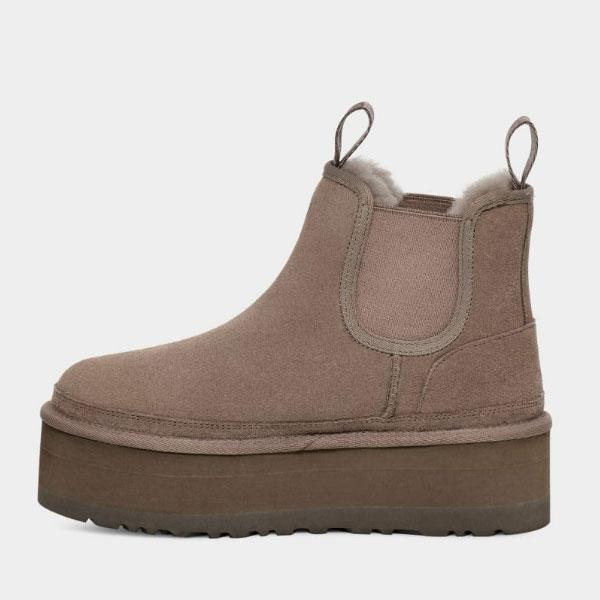 UGG 【 ugg 国内正規商品 】 neumel platform chelsea ニューメル プラットフォーム チェルシー Smoke Plume スモーク プラム 厚底 サイドゴア ...