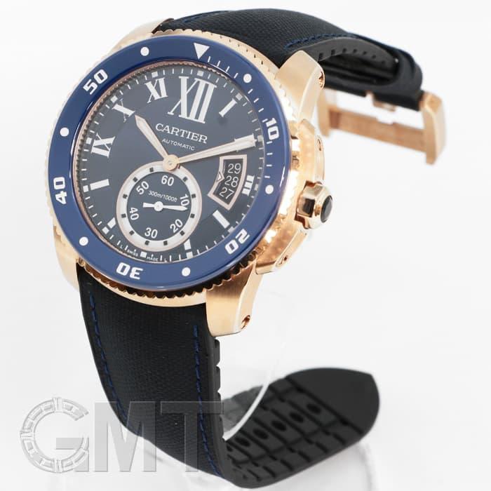 カルティエ カリブル ドゥ カルティエ ダイバー ブルー PG ラバー WGCA0009 CARTIER 新品 メンズ 腕時計 送料無料 年中 ...