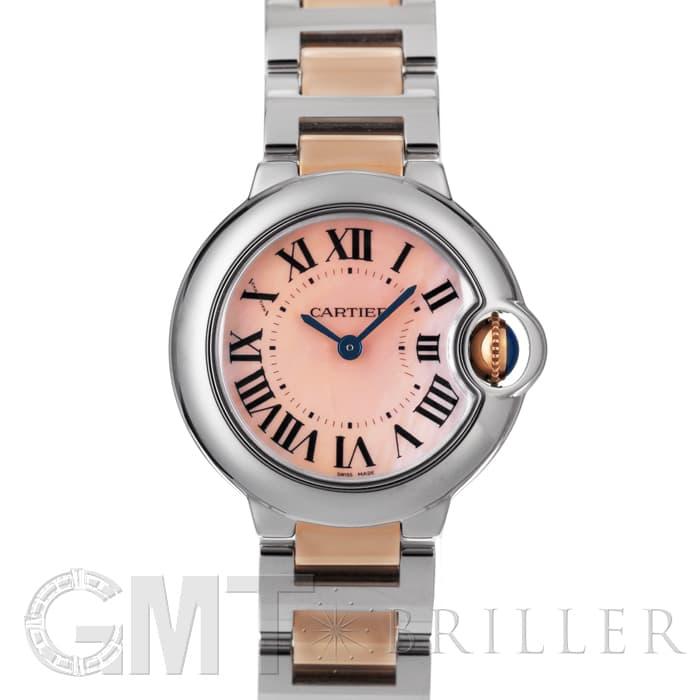 Cartier CARTIER カルティエ バロンブルー SM ピンクゴールド/ステンレススティール ピンクMOP W2BB0009 新品 ...