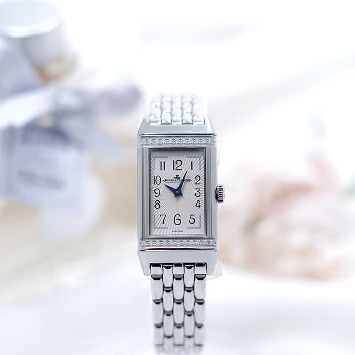 ジャガールクルト レベルソ ワン シルバー ベゼルダイヤ Q3288120 JAEGER LECOULTRE 新品レディース 腕時計 送料無料 ...