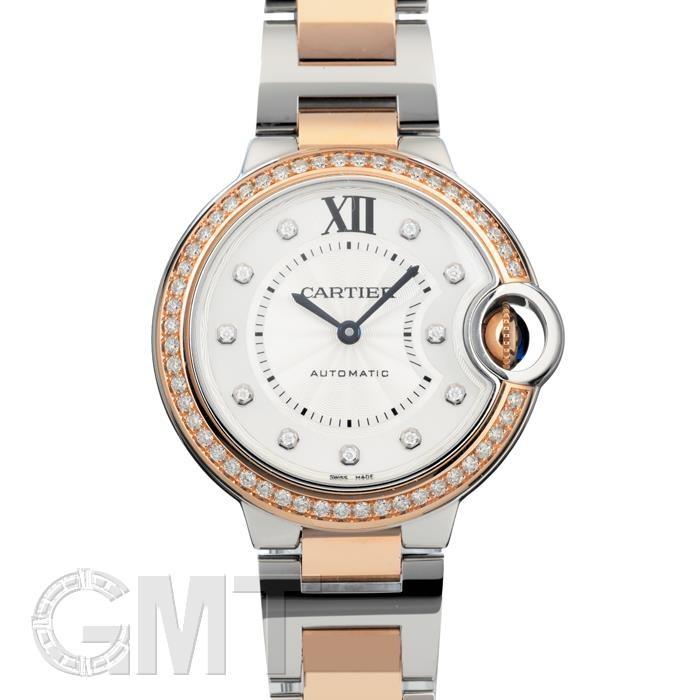 Cartier（カルティエ） バロンブルー ベゼルダイヤ 11Pダイヤ 33mm WE902077※ 【新品】【レディース】 【腕時計 ...