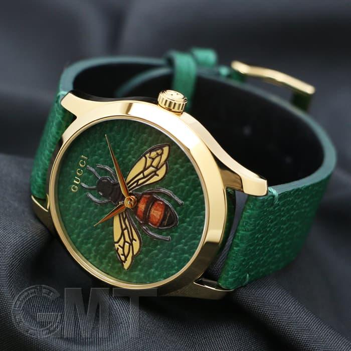GUCCI グッチ Gタイムレス YA1264065 ビー グリーン 新品ユニセックス 腕時計 送料無料 : GMT 時計専門店 - 通販 ...