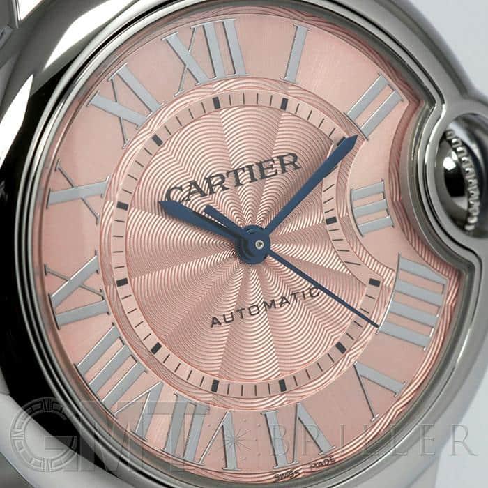Cartier カルティエ バロンブルー ドゥ WSBB0046 33mm ピンク CARTIER 新品レディース 腕時計 送料無料 ...