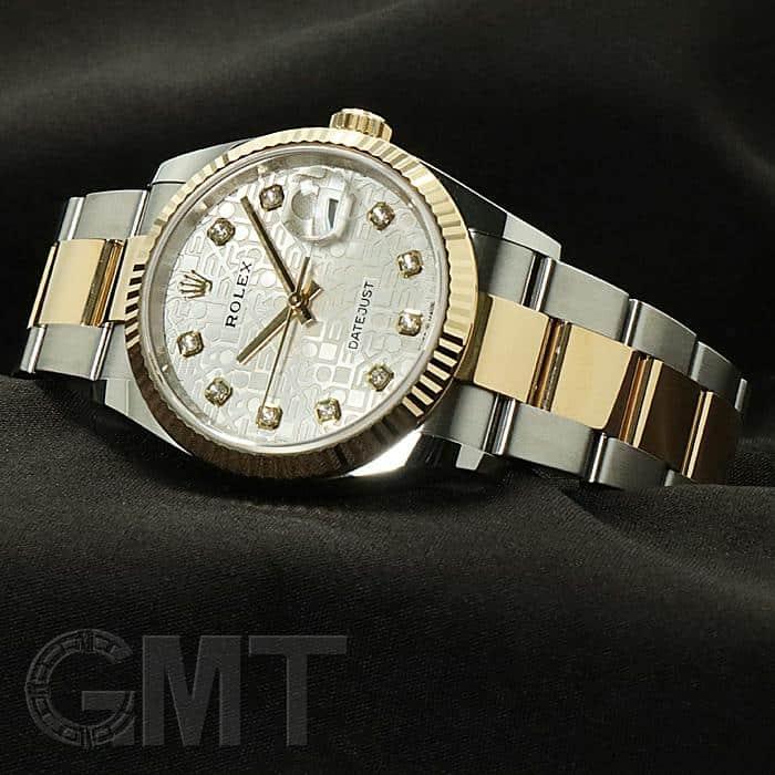 ROLEX ロレックス デイトジャスト 36 126233G シルバー コンピューター オイスターブレス 新品メンズ 腕時計 送料無料 ...