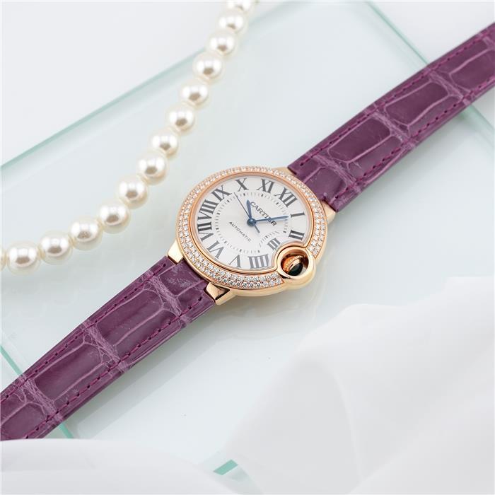 Cartier カルティエ バロンブルー ドゥ 33mm WE902066 付属品完品 CARTIER 新品レディース 腕時計 送料無料 ...