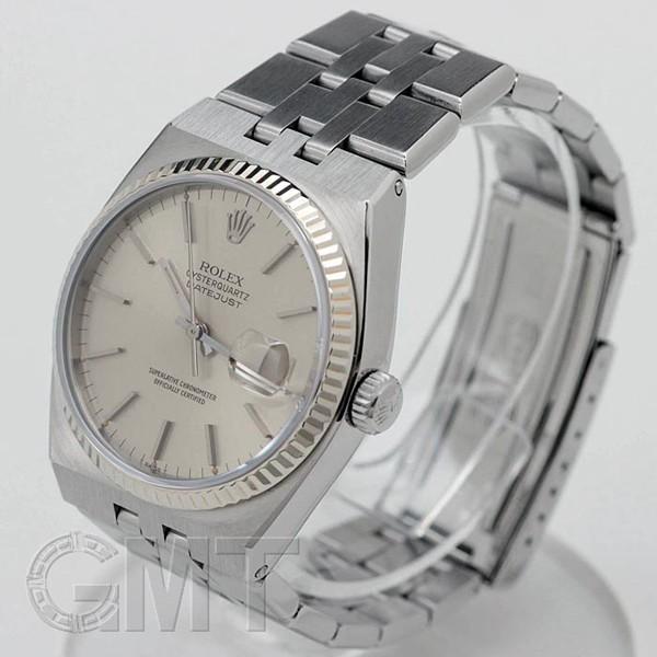 オイスター パーペチュアル ロレックス オイスターパーペチュアル&デイト クオーツ Ref.17014 シルバー ROLEX : GMT 時計専門店 - 通販 - Yahoo!ショッピング