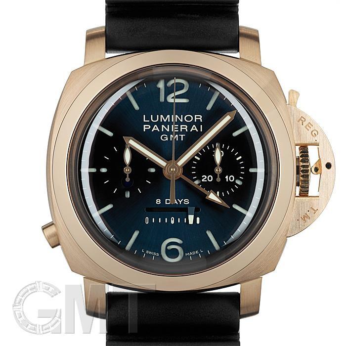 OFFICINE PANERAI パネライ ルミノール1950 8DAYS GMT クロノグラフ モノプルサンテ PAM00277【世界250 ...