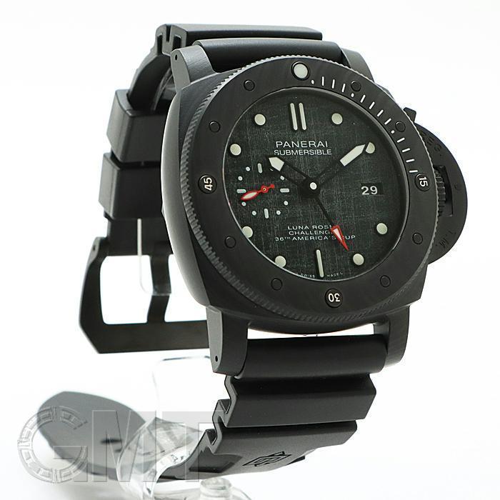 OFFICINE PANERAI パネライ サブマーシブル ルナ・ロッサ PAM01039【世界限定1036本】 中古メンズ 腕時計 送料無料 ...