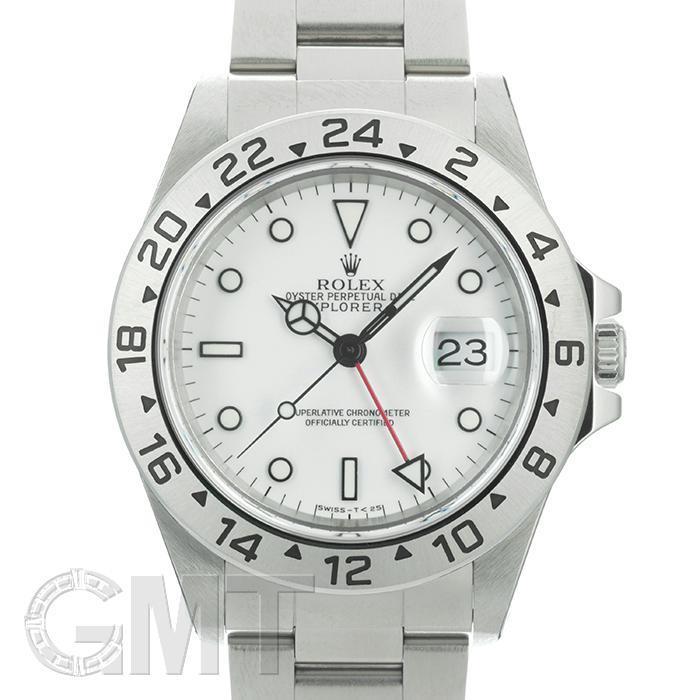 ROLEX ロレックス エクスプローラー II 16570 ホワイト U番 トリチノバ 中古メンズ 腕時計 送料無料 : GMT 時計専門店 - 通販 - Yahoo!ショッピング