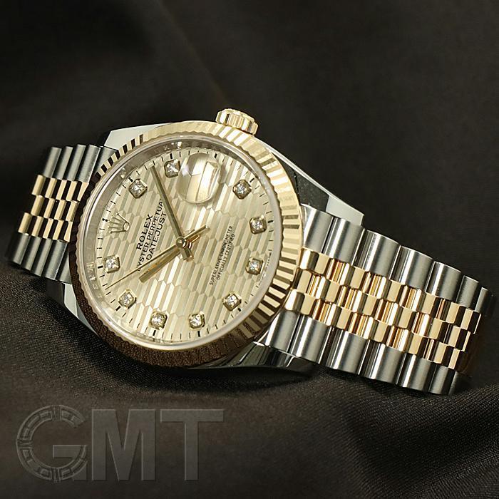 ロレックス デイトジャスト36 126233G シャンパンフルーテッド【未使用品】保証書2022年 付属品完品 ROLEX 未使用品メンズ 腕 ...