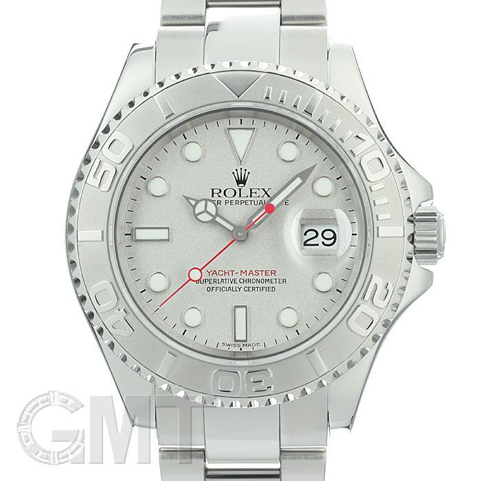 ROLEX ロレックス ヨットマスター ロレジウム 16622 シルバー P番 保証書日付2001年 中古メンズ 腕時計 送料無料 : GMT ...