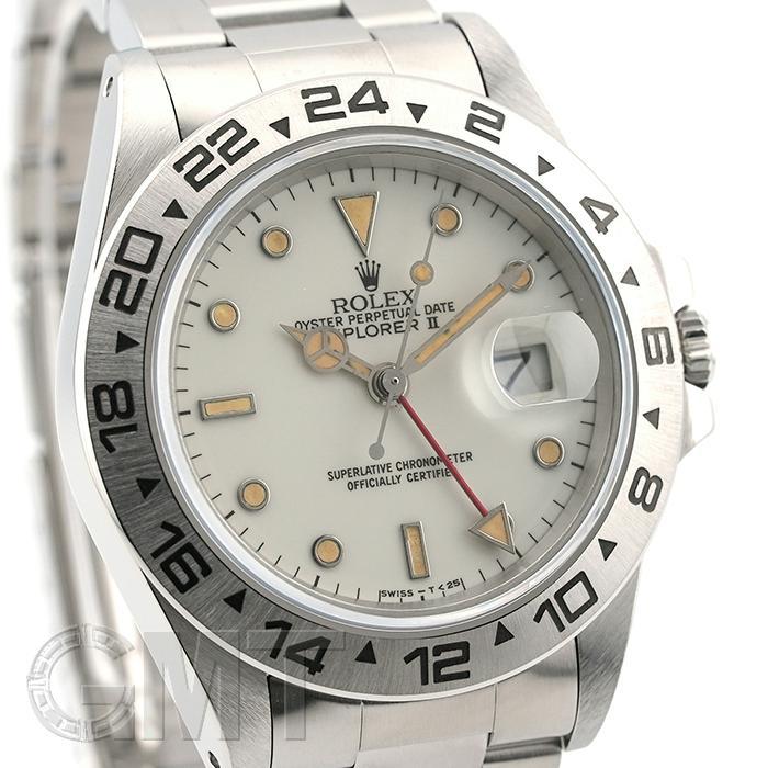 エクスプローラーII ロレックス 16550 アイボリー ROLEX 中古メンズ 腕時計 送料無料 : GMT 時計専門店 - 通販 - Yahoo!ショッピング