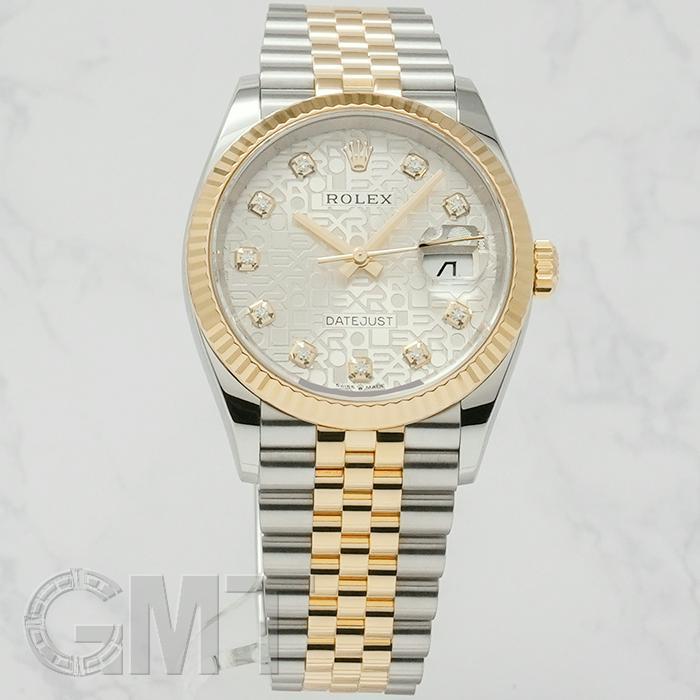 ROLEX（ロレックス） デイトジャスト 36 126233G シルバー コンピューター 保証書2019年 ランダムシリアル 中古メンズ 腕 ...