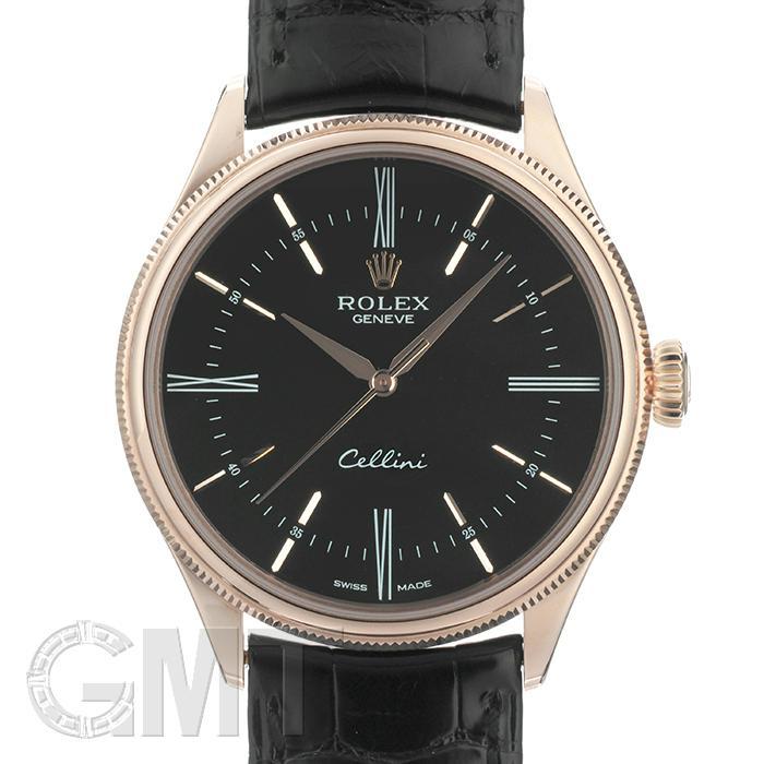 チェリーニ タイム 50505 ブラック 保証書2015年 ランダムシリアル ROLEX 中古メンズ 腕時計 送料無料 ...