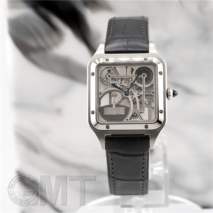 Cartier（カルティエ） サントスデュモン スケルトン マイクロローター WHSA0032 CARTIER 中古メンズ 腕時計 送料無料 ...