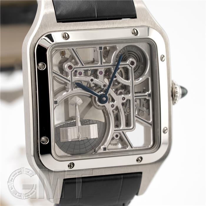 Cartier（カルティエ） サントスデュモン スケルトン マイクロローター WHSA0032 CARTIER 中古メンズ 腕時計 送料無料 ...
