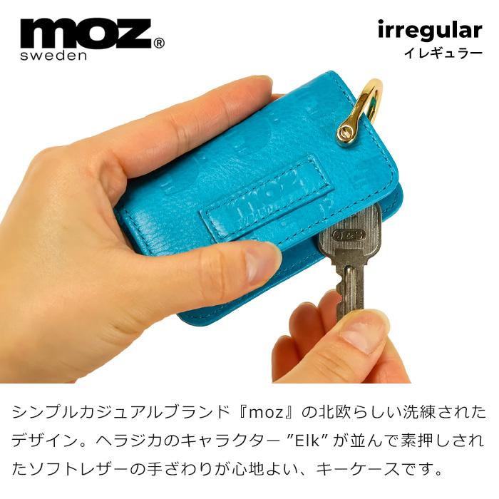 moz（モズ） キーケース レディース 本革 キャラクター 鍵ケース スリム Dカン 3連 クリスマスプレゼント 女性 moz irregular イレギュラー : 五番街 バッグ・財布のお店 ...