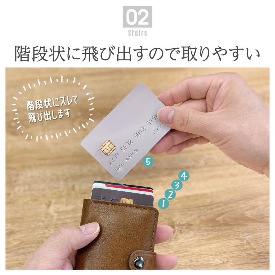 カードケース カード入れ クレジット スキミング防止 磁気防止 icカード スライド式 スリム 薄型 薄い コンパクト 軽量 軽い メンズ レディース cardcase-03 : ご注文 ...