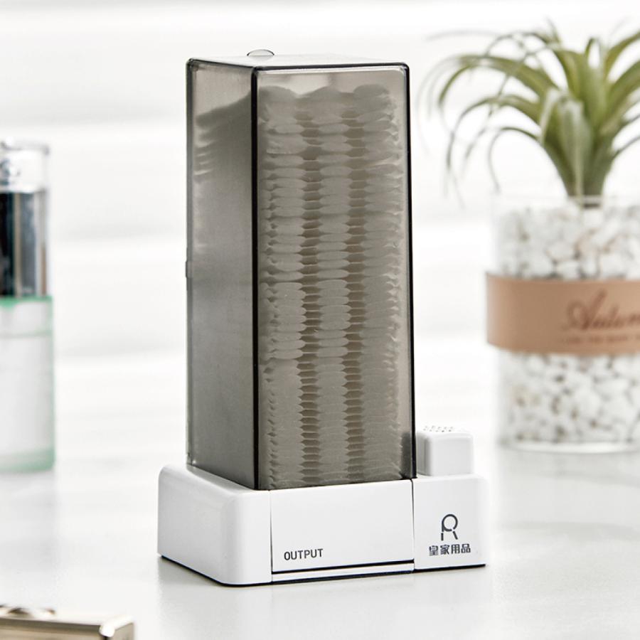 コットンボックス コットンケース コットン 収納 ワンプッシュ おしゃれ 卓上 壁掛け 化粧 インテリア 洗面所 cotton-box : ご ...