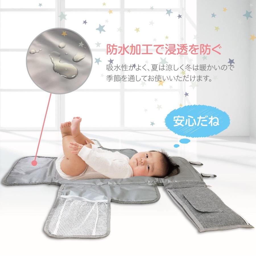 おむつ替えシート 防水 おむつ替えマット おむつポーチ オムツ替えシート ベビーマット マザーズバッグ omutsu-bag : ご注文 ...
