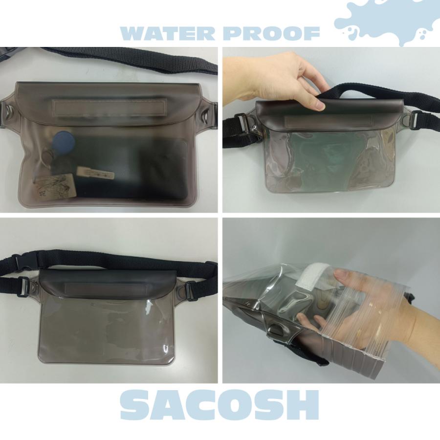 防水ポーチ 完全防水 海 プール マチあり 透けない ウエストポーチ ドライバッグ 防水ケース スマホ 水着入れ 釣り サウナ 防水スマホケース wp-sacosh : ご注文ドットコム ...