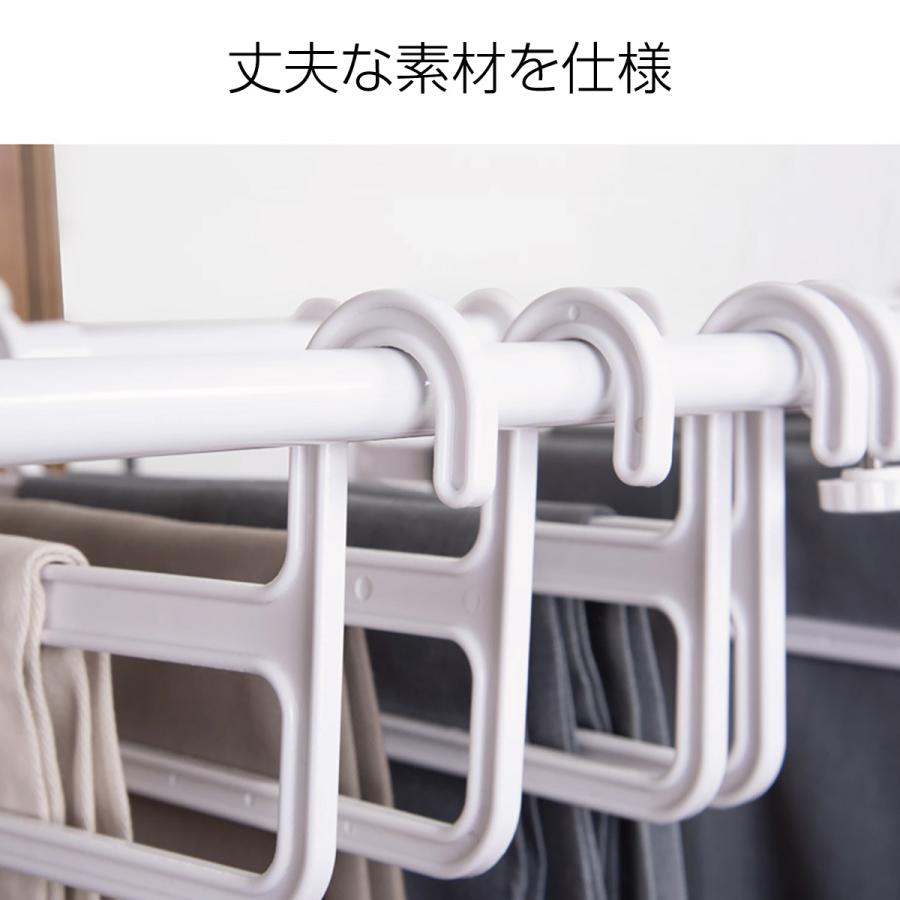 ズボンハンガーラック スラックスハンガー 10本収納 キャスター付き 省スペース ズボン ハンガーラック 便利グッズ 便利 新生活 zubon-r02 : ご注文ドットコム - 通販 ...