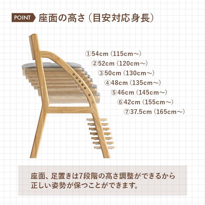 キッズチェア E-Toko JUC-3686 NA BR Kids Chair standard 学習チェア 完成品 市場株式会社 :e-toko-chair3686:インテリアショップ ...