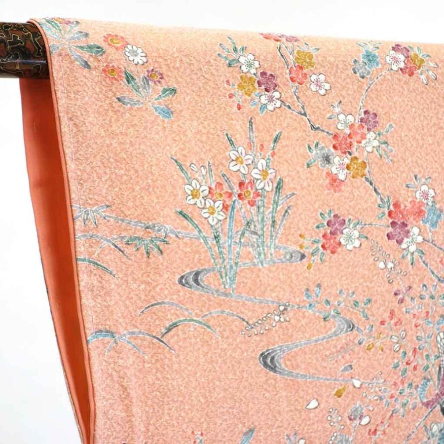 小紋 リサイクル着物 身丈160cm 裄62cm 前幅23.5cm 後幅28cm 小紋 リサイクル着物 身丈160cm 裄62cm 前幅23.5cm 後幅28cm