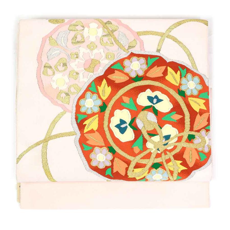 名古屋帯 リサイクル着物 幅30cm 長さ355cm レディース 秋冬春用 正絹（シルク）ピンク地 やや難 : 新品とリサイクル着物呉服のきくや - 通販 - Yahoo!ショッピング