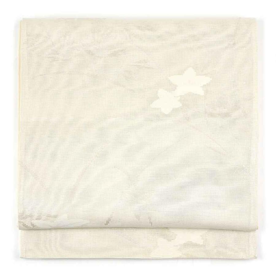 袋帯 リサイクル着物 幅31cm 長さ438cm レディース 桔梗 夏用 正絹（シルク）白地 やや難 : 新品とリサイクル着物呉服のきくや - 通販 - Yahoo!ショッピング