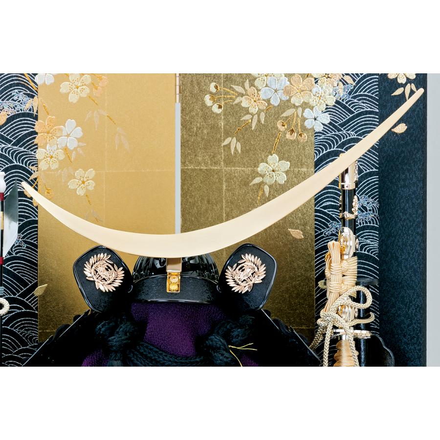 新作 五月人形 久月 11号 伊達政宗兜 収納飾り 兜飾り KSU-123-2 : 1123-2 : 五月人形専門店 人形の京菊 - 通販 - Yahoo!ショッピング