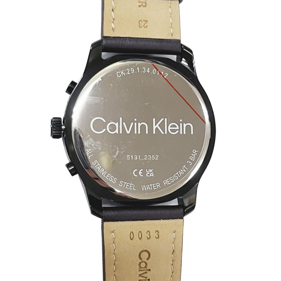 カルバン クライン ウォッチ カルバンクライン 腕時計 メンズ CALVIN KLEIN レザーベルト クォーツ ダイヤルカラー ブラック ...