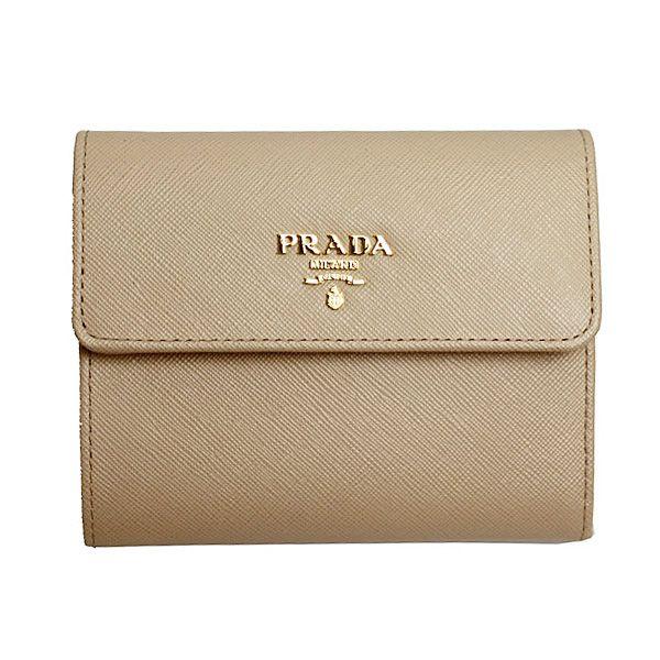 PRADA プラダ アウトレット 三つ折財布 ピンクベージュ系 1M0170-CIPRIA : ブランドショップ ゴーガイズ - 通販 - Yahoo!ショッピング
