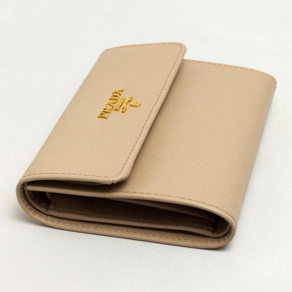 PRADA プラダ アウトレット 三つ折財布 ピンクベージュ系 1M0170-CIPRIA : ブランドショップ ゴーガイズ - 通販 - Yahoo!ショッピング