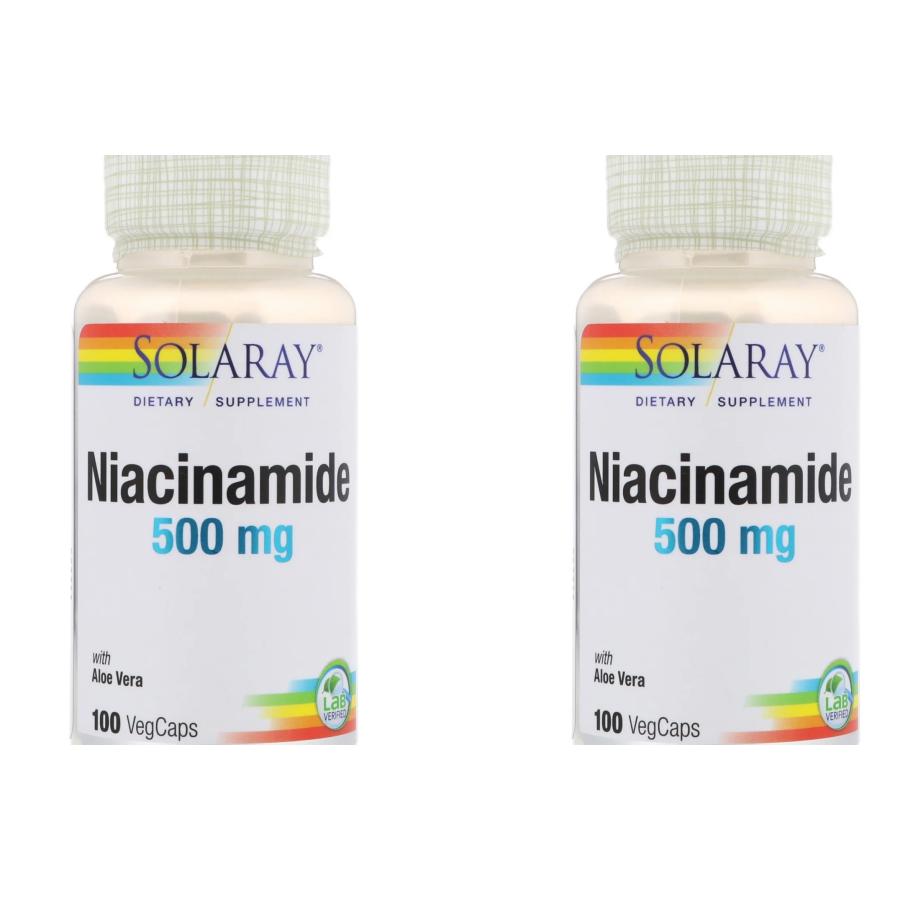 「お得な2本セット」Solaray社ナイアシンアミド1粒あたり500mg配合100粒入り×2個 : GoINUDA - 通販 - Yahoo!ショッピング