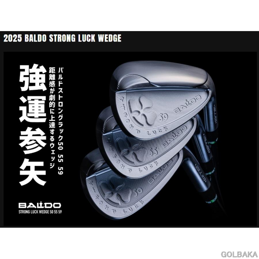 BALDO 送料無料【カスタムオーダー】【新品】2025 バルド STRONG LUCK ウェッジ 【Dynamic Gold MID 115 ...