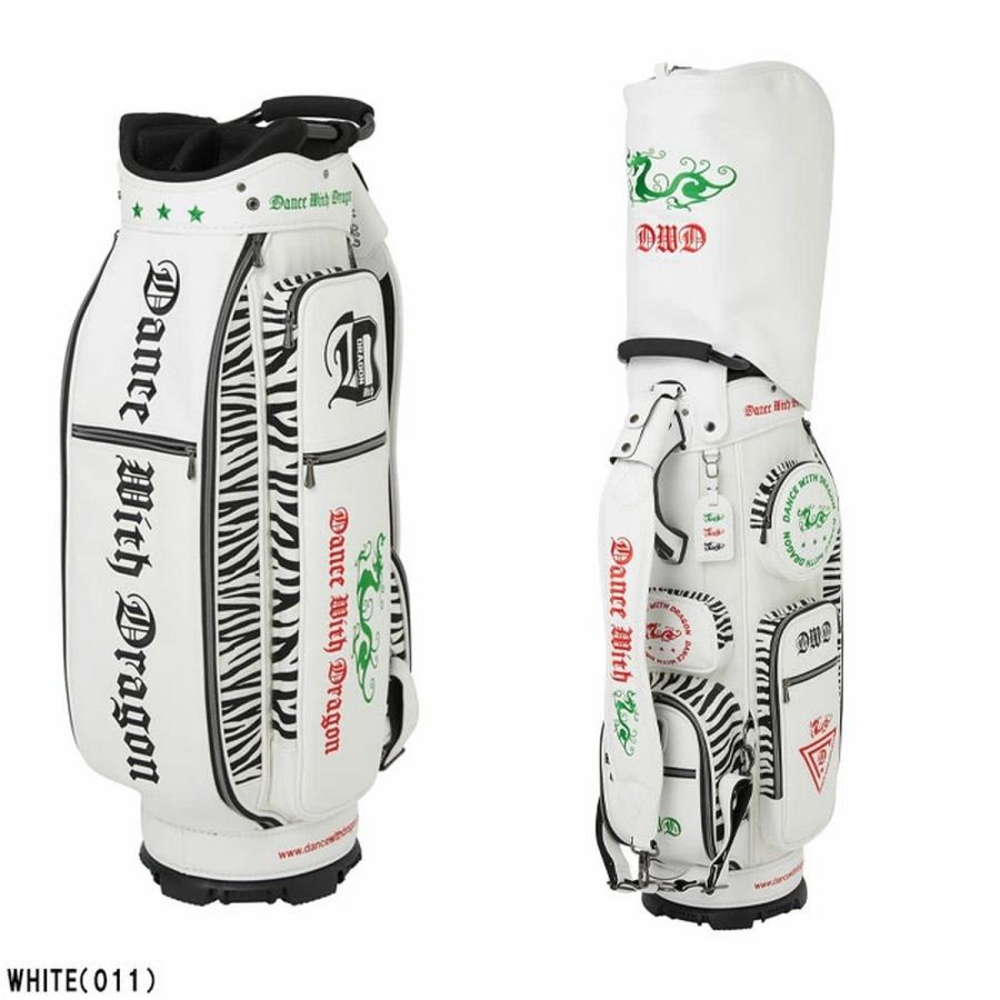 vc7-118355 刻印対応【新品】 【メンズ】 DANCE WITH DRAGON/ダンスウィズドラゴン D3-652020 キャディバッグ ホワイト : vc3-2403-154692 ...
