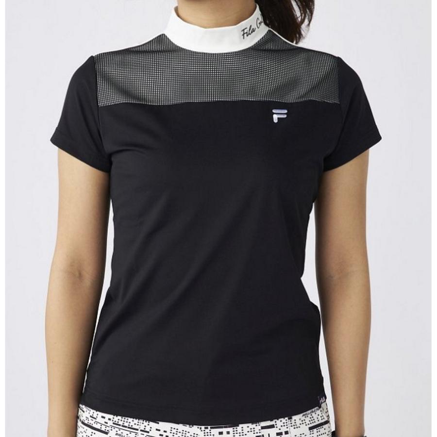 【U09】送料無料【新品】フィラ半袖モックネック755-647 BK/L【ゴルフウェア】【レディス】【春夏ウェア】【w30】 : ゴルフバカ一代 ヤフー店 - 通販 - Yahoo!ショッピング